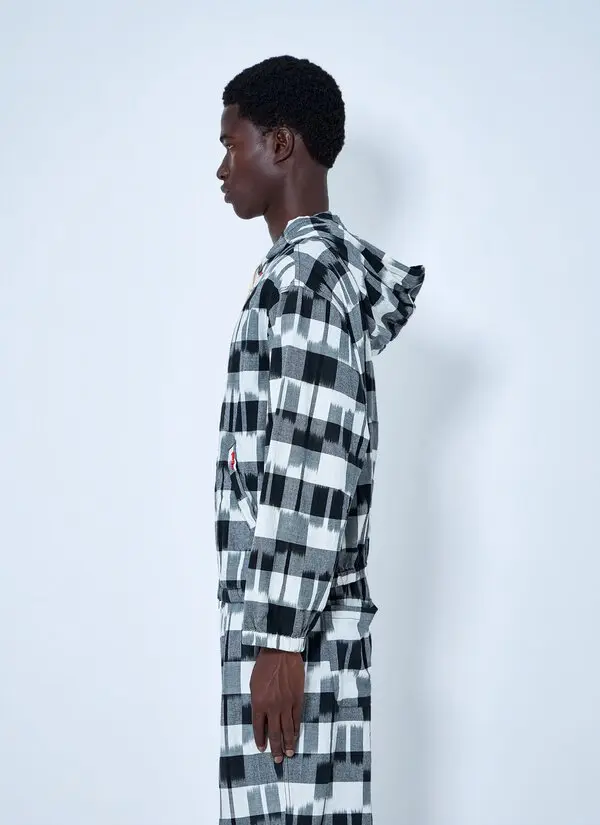 NOMARHYTHM TEXTILE Ikat Check Easy Pants