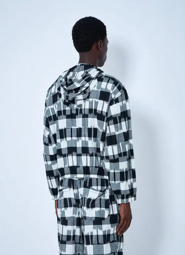 NOMARHYTHM TEXTILE Ikat Check Easy Pants