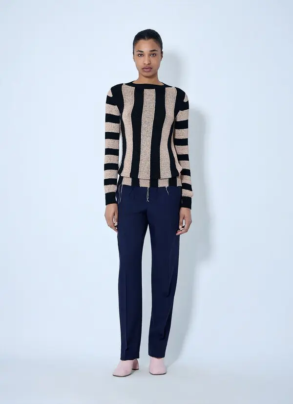 Dries Van Noten Striped Knit Sweater