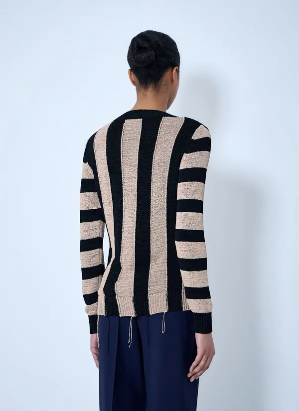 Dries Van Noten Striped Knit Sweater