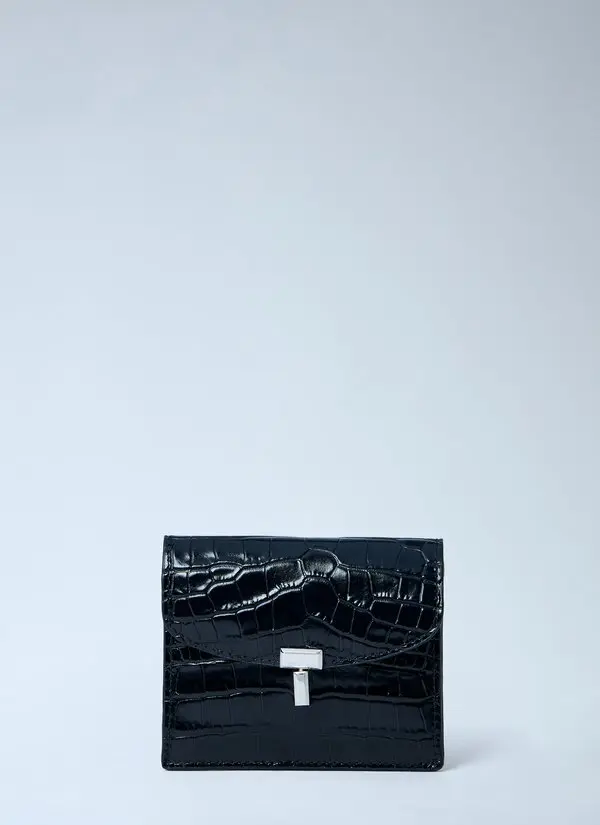 TOTEME T-lock Cardholder - Black