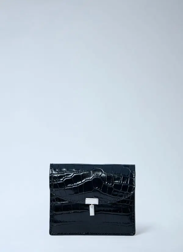 TOTEME T-lock Cardholder - Black