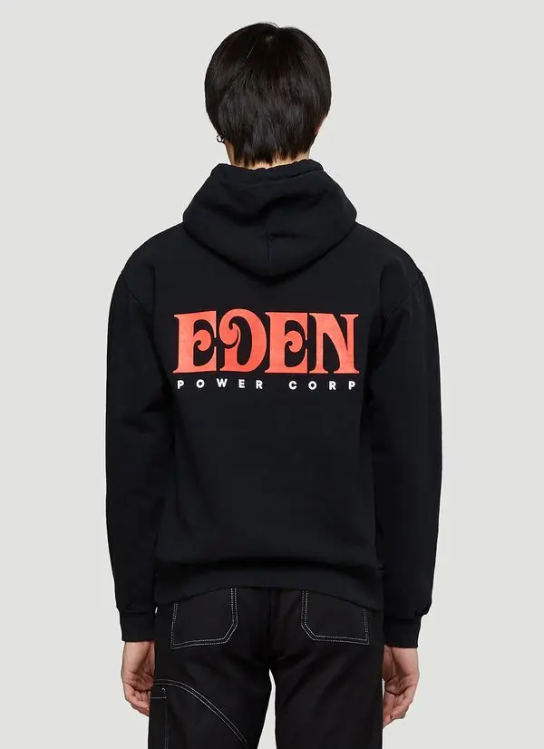 EDEN POWER CORP Recycled Logo Hooded Sweatshirt