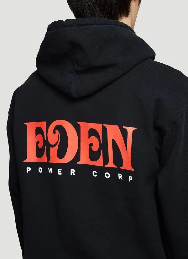 EDEN POWER CORP Recycled Logo Hooded Sweatshirt