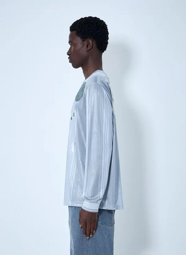 Acne Studios Embroidered Logo Long-sleeve Shirt