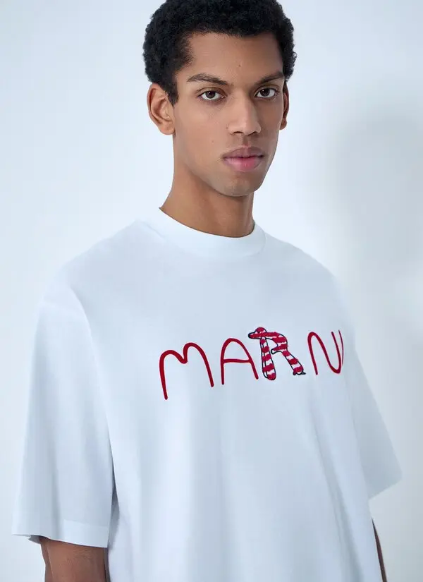 Marni Logo Motif T-shirt