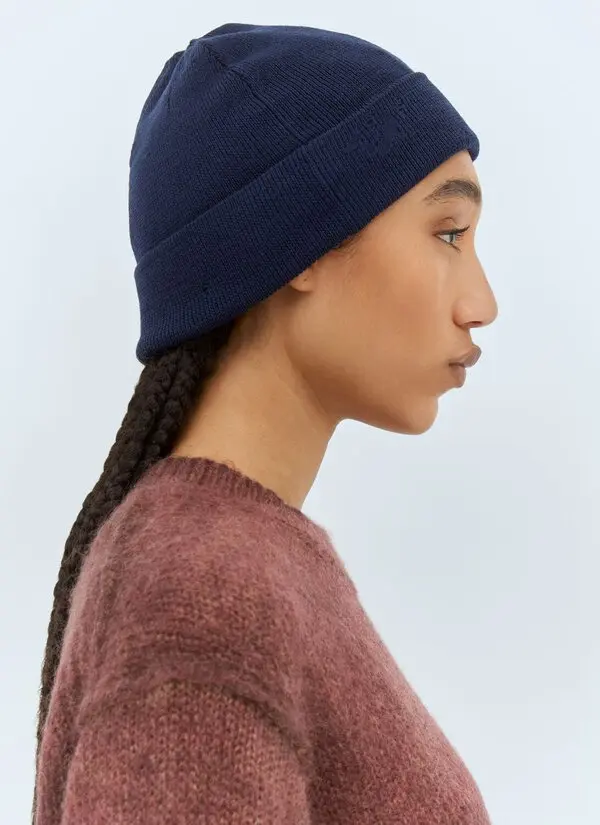 Acne Studios Logo Embroidery Beanie Hat