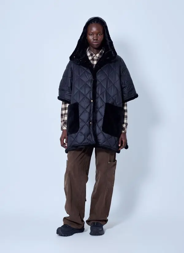 Moncler Reversible Hooded Cape
