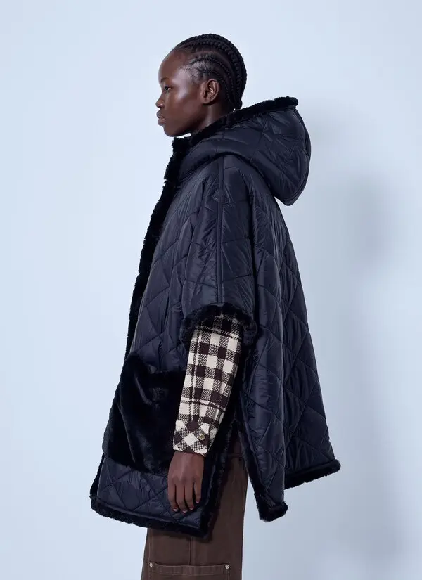 Moncler Reversible Hooded Cape