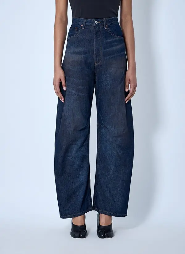 MAISON MARGIELA Wide-leg Denim Trousers - Blue