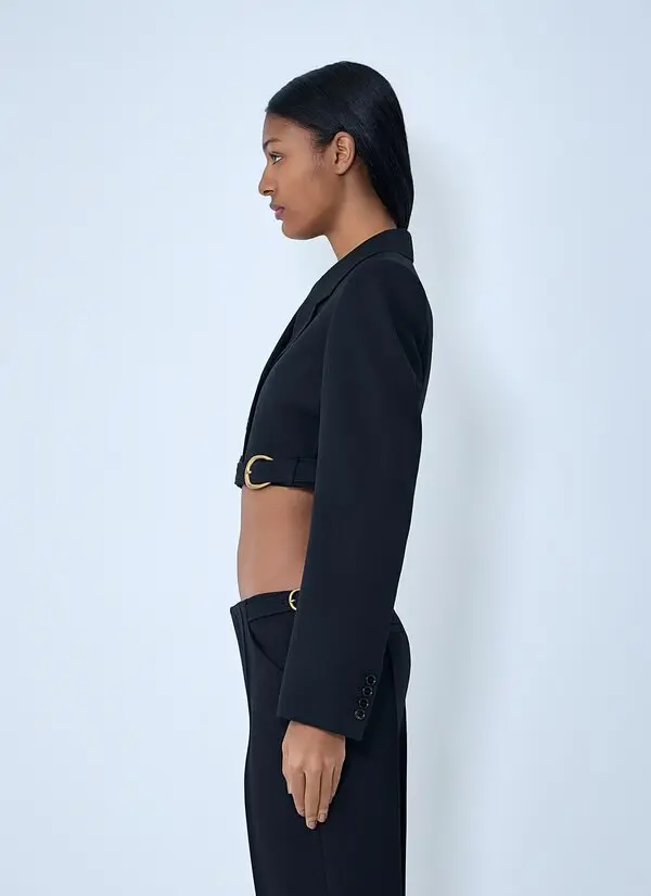 Chloé Cropped Wool Blazer