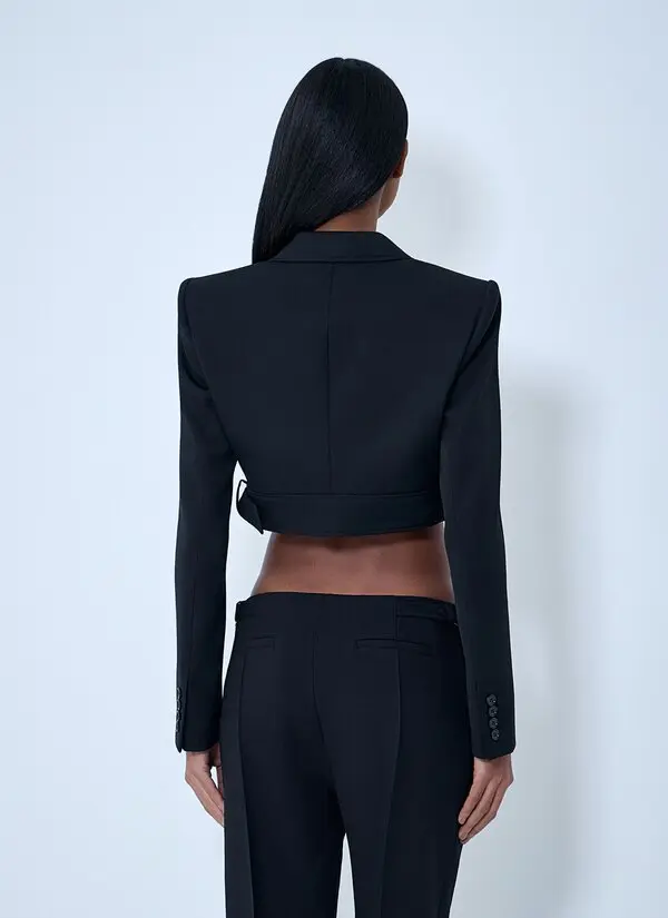 Chloé Cropped Wool Blazer