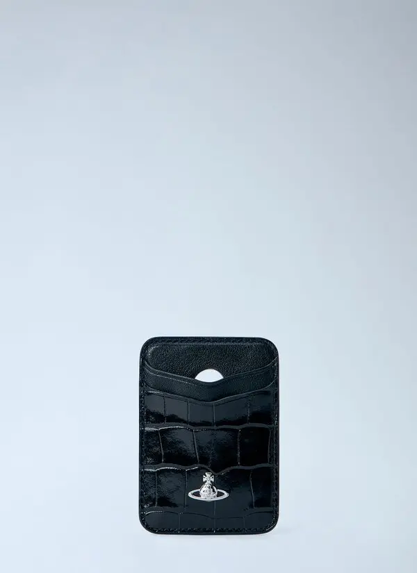 VIVIENNE WESTWOOD Magnetic Card Holder - Black