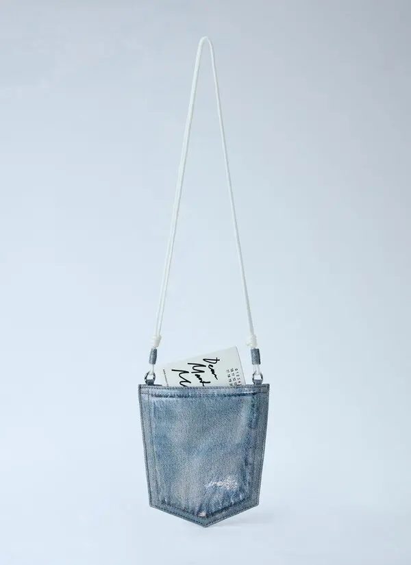 MAISON MARGIELA Denim Pocket Bag - Blue