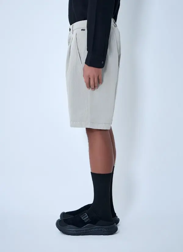 MASSIMO OSTI STUDIO Gabardine Bermuda Shorts