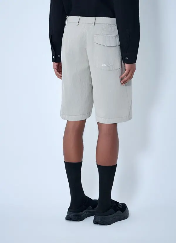 MASSIMO OSTI STUDIO Gabardine Bermuda Shorts