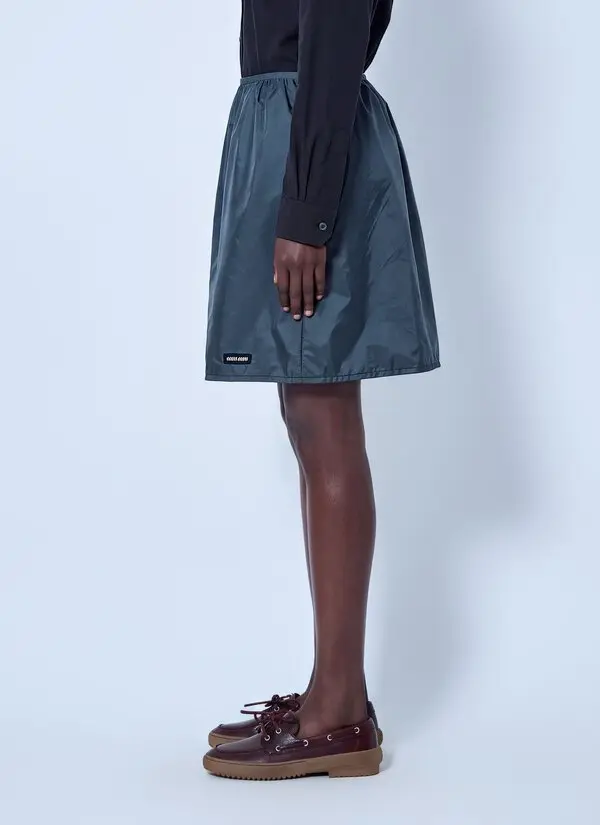 Miu Miu Technical Fabric Skirt