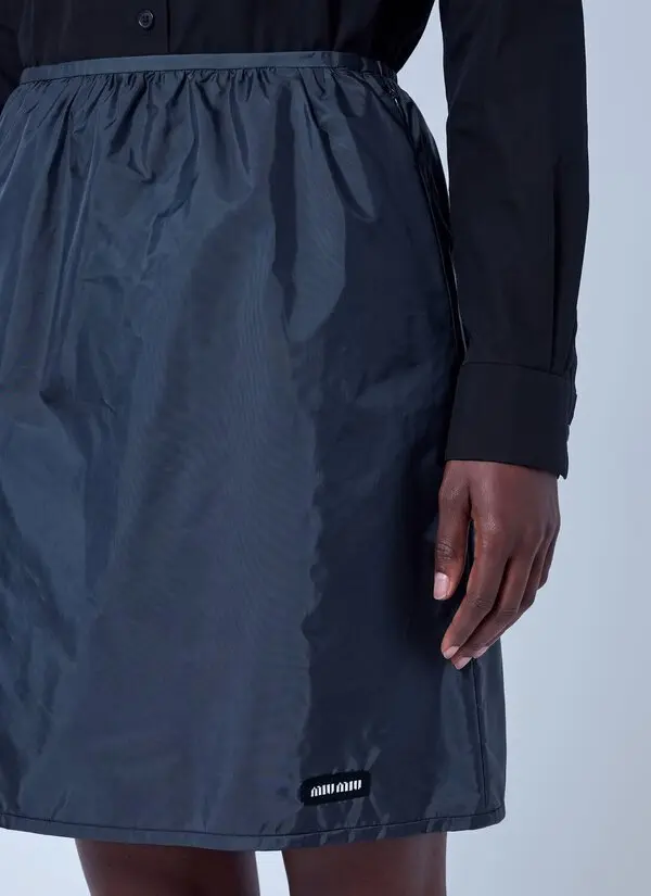 Miu Miu Technical Fabric Skirt