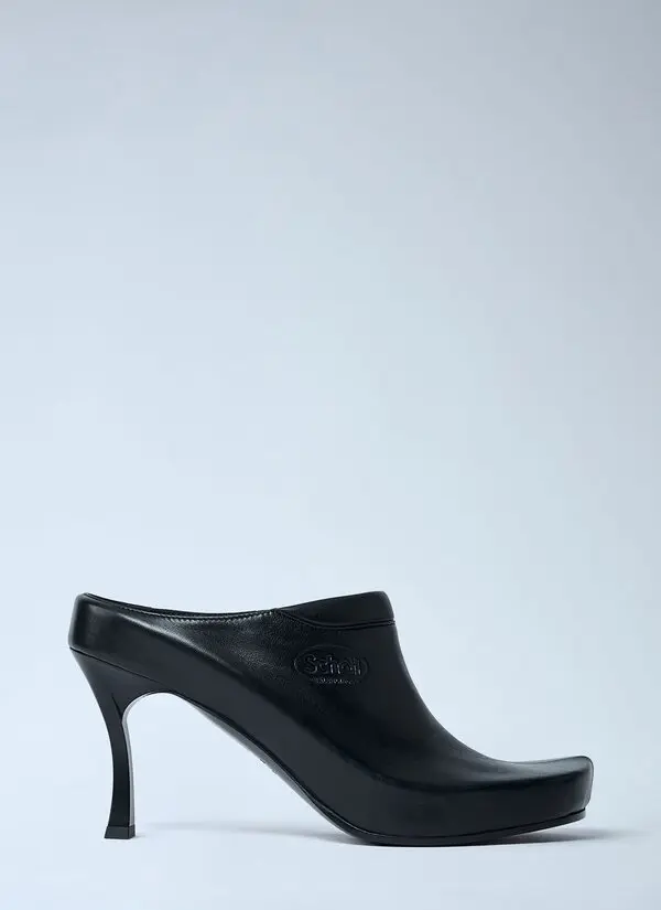 Balenciaga Scholl Heeled Mules - Black