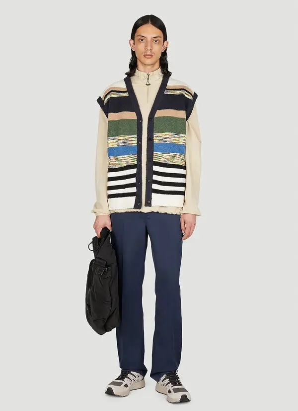 SOULLAND Alert And Fresh Sleeveless Cardigan - Multicolour