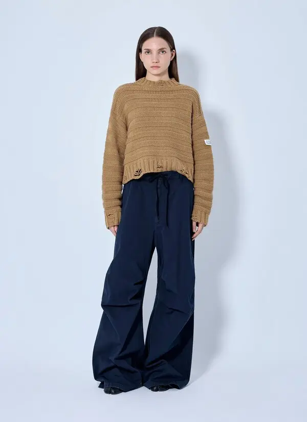 MAISON MARGIELA Wide-leg Drawstring Trousers