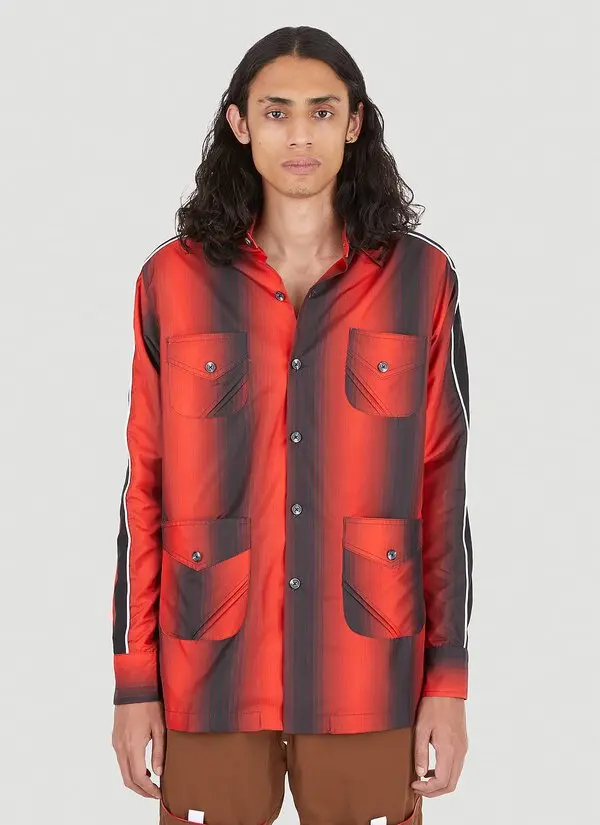 Ahluwalia Cktrl Safari Shirt - Red