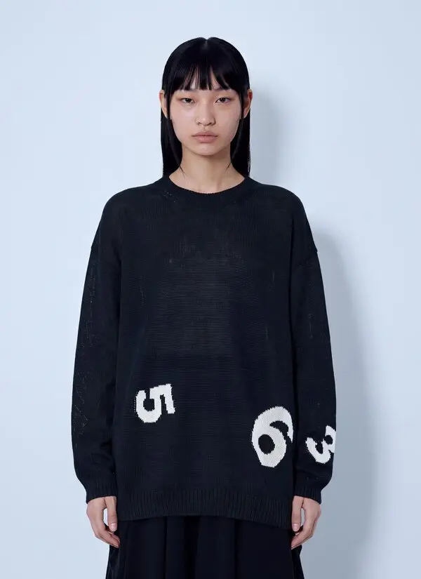 Yohji Yamamoto Round Neck Pullover - Black