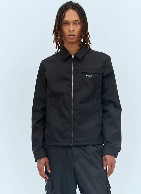 Prada Re-nylon Blouson Jacket - Black