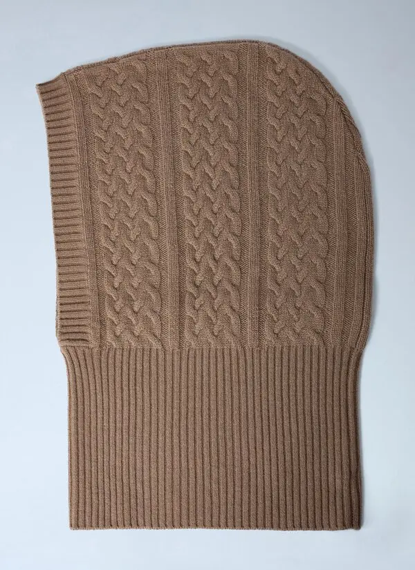 Max Mara Logo Motif Balaclave