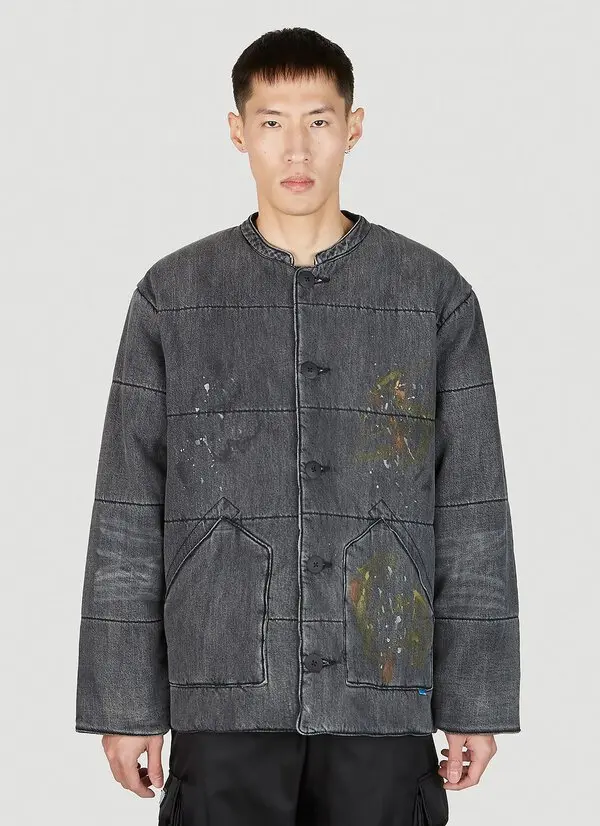 LIBERAIDERS Paint Splatter Denim Jacket