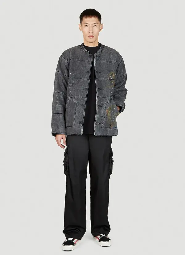 LIBERAIDERS Paint Splatter Denim Jacket