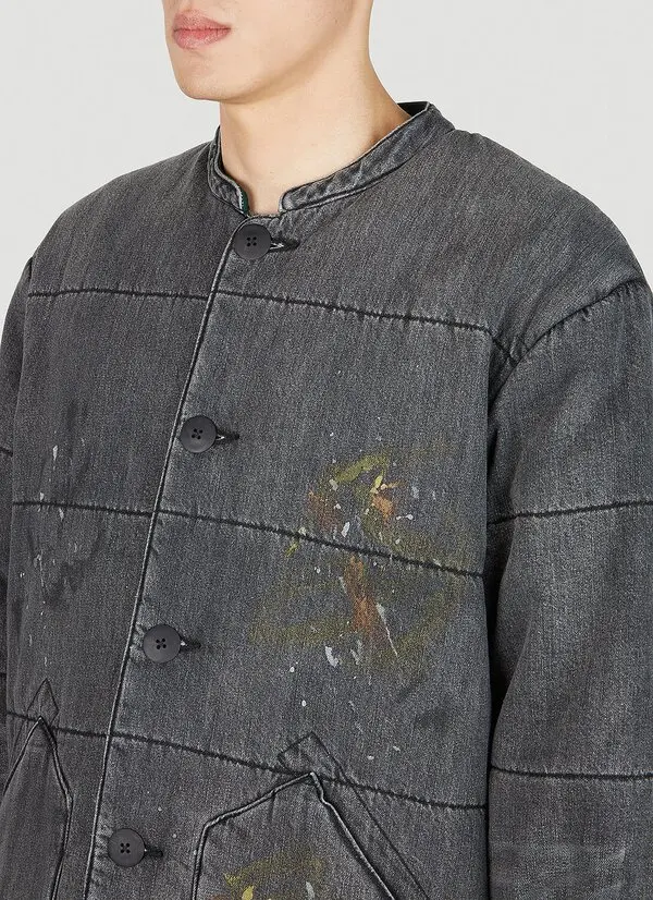 LIBERAIDERS Paint Splatter Denim Jacket