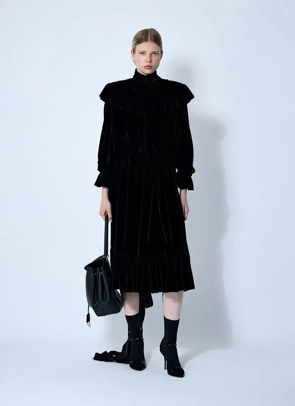 Balenciaga Lace-up Dress