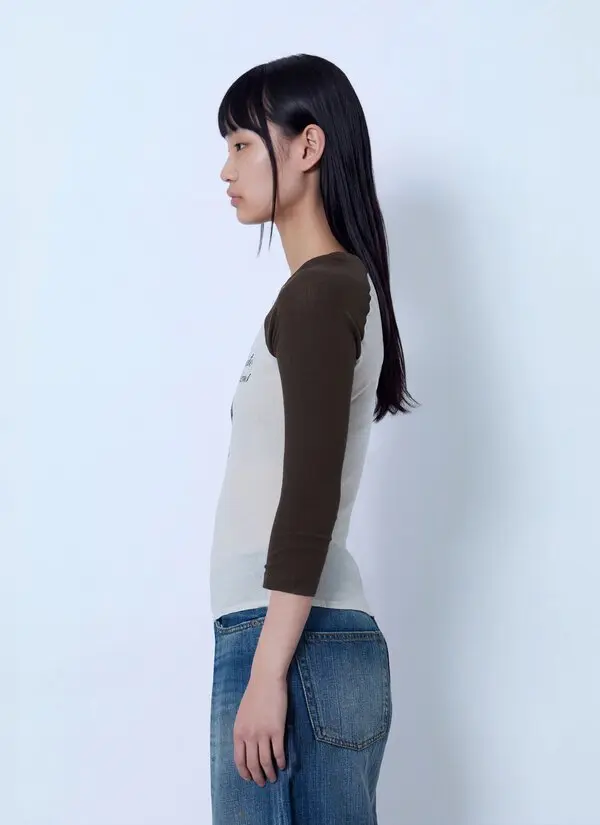 Acne Studios Raglan Sleeve Graphic T-shirt