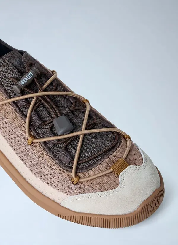 Moon Boot Mb Moonlight Mesh Panel Sneakers - Brown