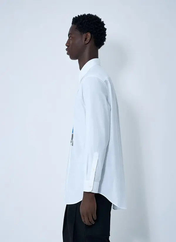 JEAN PAUL GAULTIER Logo Print Button-down Shirt
