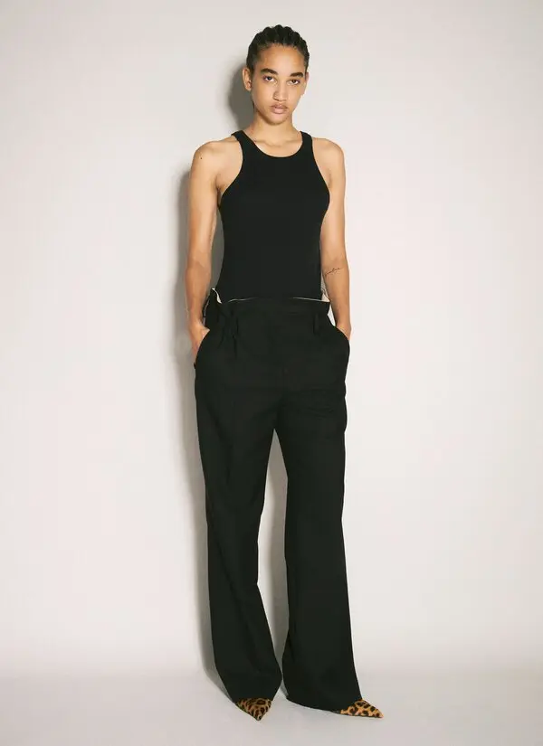 Prada Wool Gabardine Pants
