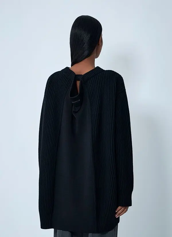 MAISON MARGIELA Contrast Panel Sweater