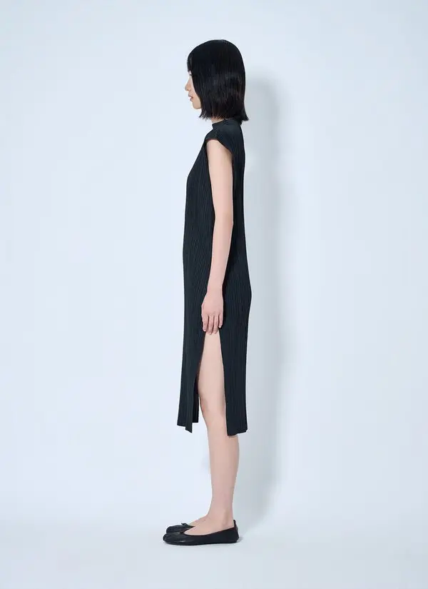 Issey Miyake Swing Solid Tunic Dress