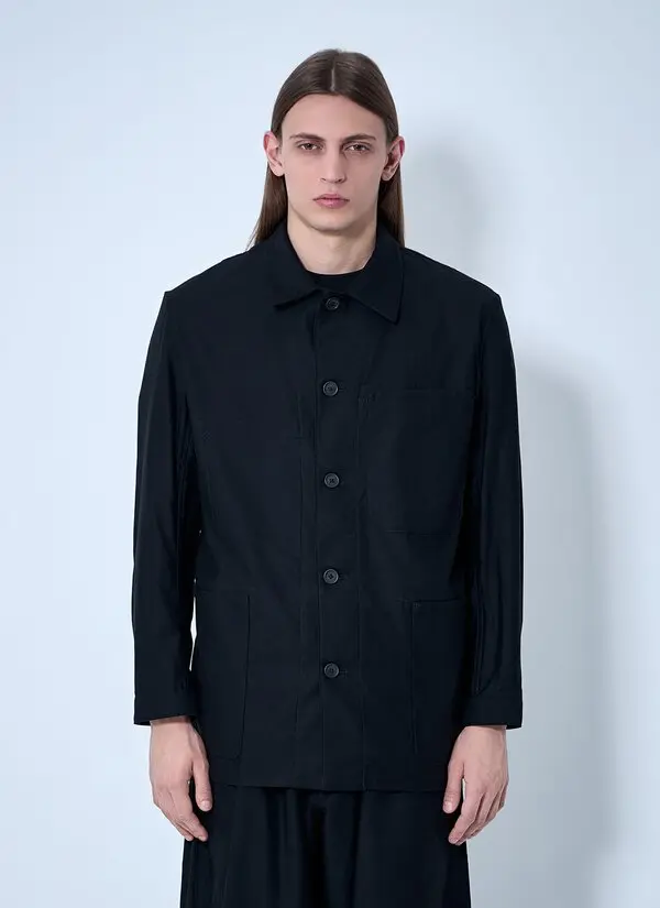 Yohji Yamamoto Button-down Shirt - Black