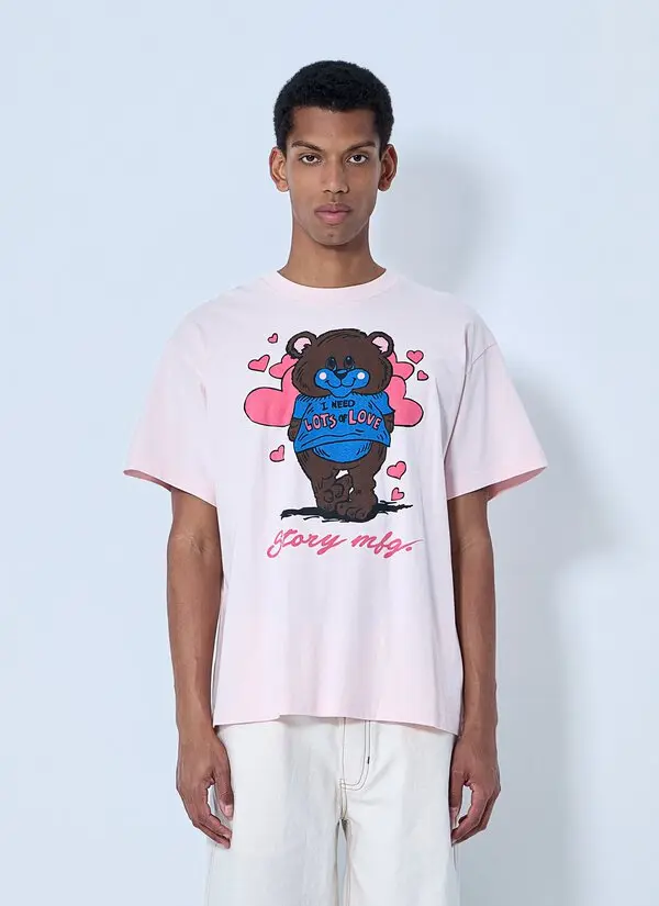 STORY MFG. Graphic Print T-shirt - Pink