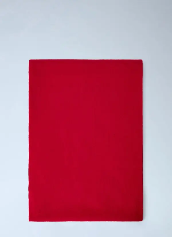 VIVIENNE WESTWOOD Logo Embroidered Wool Scarf