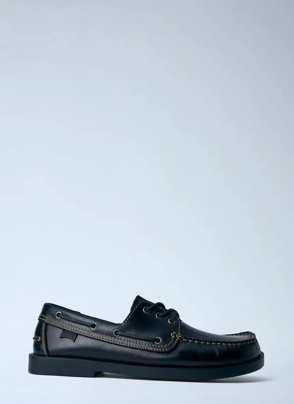 Camper Don Leather Boat Shoes