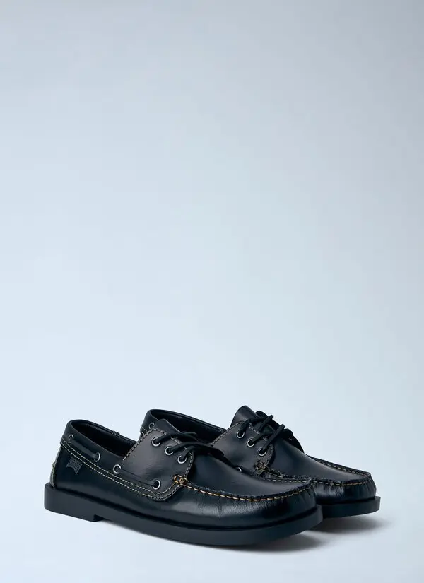 Camper Don Leather Boat Shoes