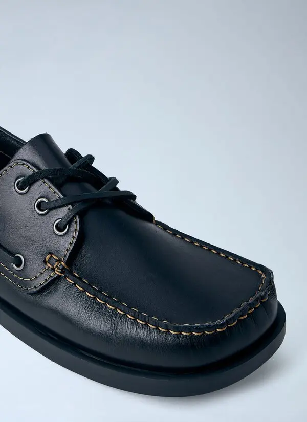 Camper Don Leather Boat Shoes