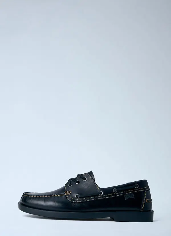 Camper Don Leather Boat Shoes