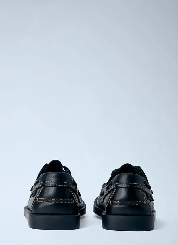 Camper Don Leather Boat Shoes