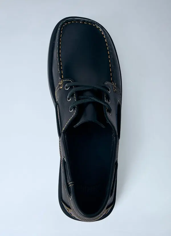 Camper Don Leather Boat Shoes