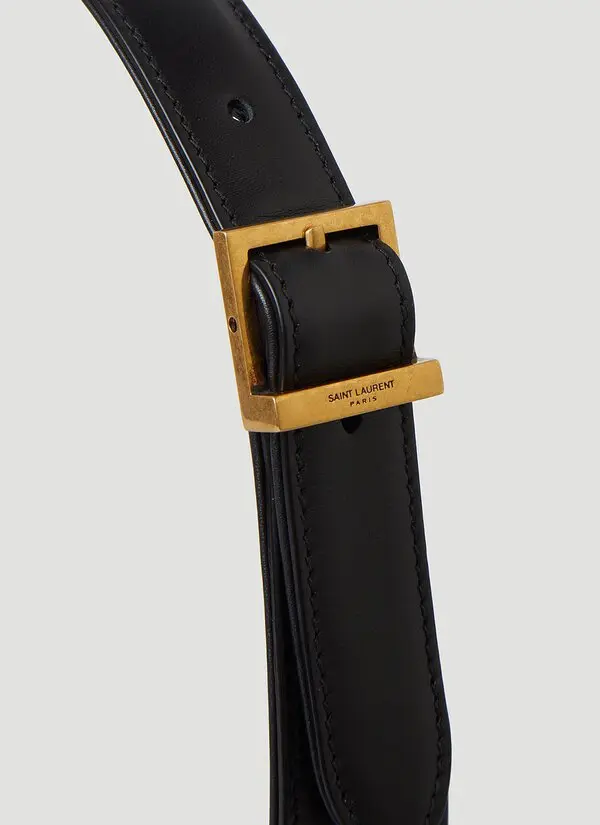 Saint Laurent Le 5 Á 7 Hobo Shoulder Bag - Black