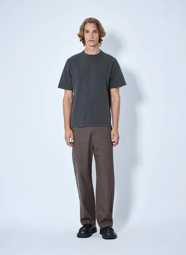 THE ROW Ari Wool Wide-leg Pants